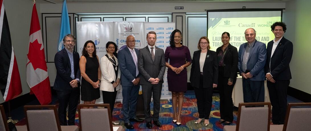 Participants at the Launch of the Women, Peace and Security National Action Plan of Trinidad and ...